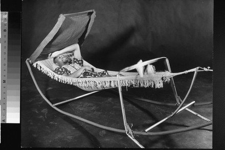 Macarthur Wardell Jr Demonstrating Hammock He Editorial Stock Photo ...