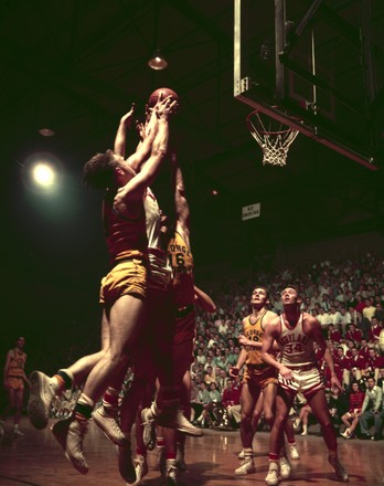 Lowangle View Oncourt Action Between University Editorial Stock Photo ...