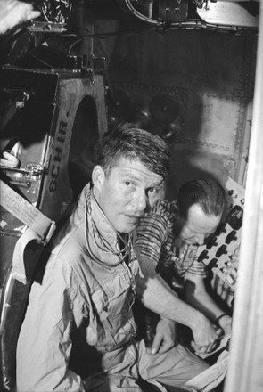 Technician Adjusts Equipment American Astronaut Walter Editorial Stock ...