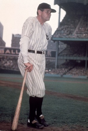 Baseball Great Babe Ruth Uniform Addressing Editorial Stock Photo ...