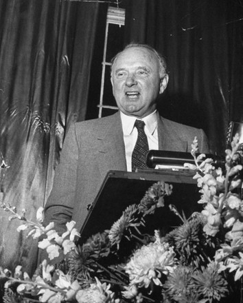 Sen Harry F Byrd Giving Speech Editorial Stock Photo - Stock Image ...
