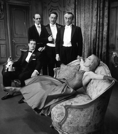 Hildegard Knef R Falling Onto Couch Editorial Stock Photo - Stock Image ...