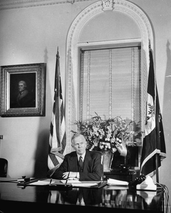 Gen George C Marshall Sitting His Editorial Stock Photo - Stock Image ...