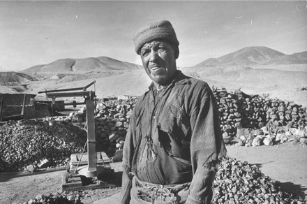 June 1950 Miner Using Old Method Editorial Stock Photo - Stock Image ...