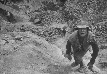 July 1950 Peruvian Lead Miner Befuddled Editorial Stock Photo - Stock ...