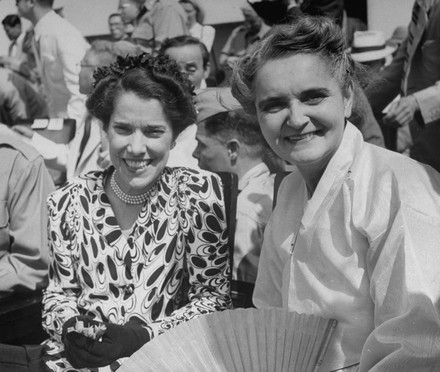 Mrs Douglas Macarthur Attending Ceremonies Mark Editorial Stock Photo ...