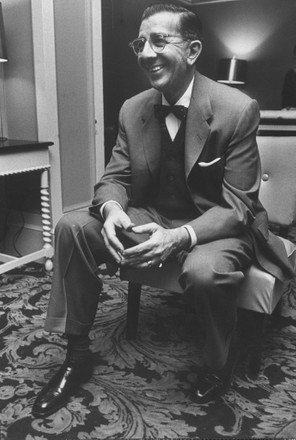 Theater Director Dore Schary Relaxing After Editorial Stock Photo ...