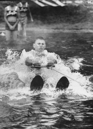 Bill Strauss Catching Splash While Water Editorial Stock Photo - Stock ...