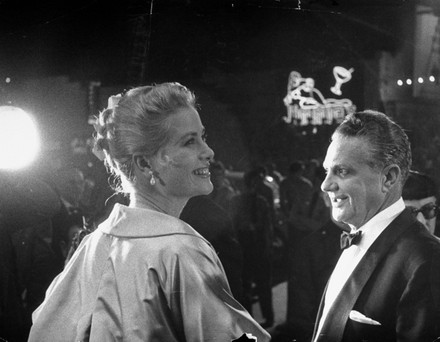 Actress Grace Kelly Chatting W Her Editorial Stock Photo - Stock Image ...