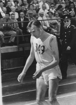 James Peters During Marathon Runcollapsing On Editorial Stock Photo ...