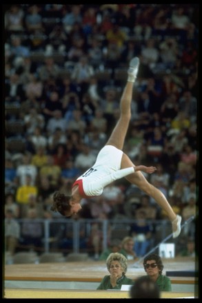 Soviet Gymnast Liubov Burda Action Summer Editorial Stock Photo - Stock ...