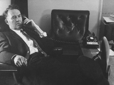 Sen Quentin Burdick Sitting His Office Editorial Stock Photo - Stock ...