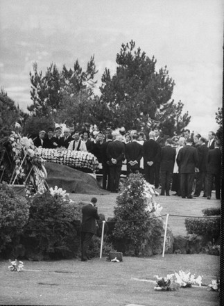 Actor Gary Coopers Funeral Holy Cross Editorial Stock Photo - Stock ...