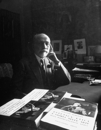 Art Critic Bernard Berenson Sitting Desk Editorial Stock Photo - Stock ...