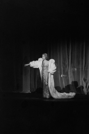 Actresssinger Marlene Dietrich 59 Wearing Ultralong Editorial Stock ...