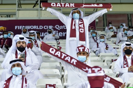 Qatari Fans Cheer Team Prior Second Editorial Stock Photo - Stock Image ...