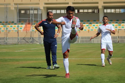 Palestinian Olympic Team Players Take Part Editorial Stock Photo ...