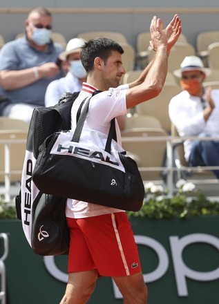 Novak Djokovic Serbia Celebrates His Victory Editorial Stock Photo ...