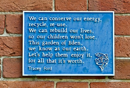 Blue Plaques Poetry By Famous People Editorial Stock Photo - Stock ...