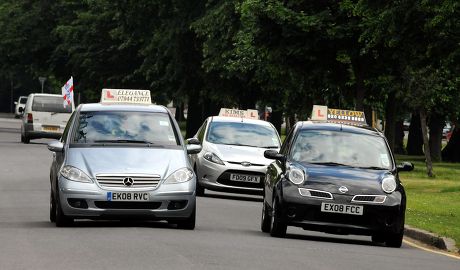 Learner Drivers Woodford London England Britain Editorial Stock Photo ...