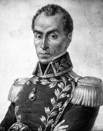 Painting Simon Bolivar 17831830 South American Editorial Stock Photo ...