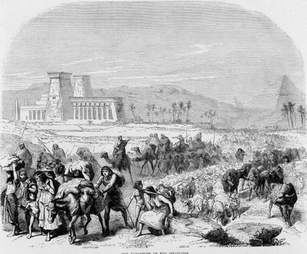 Illustration Depicts Exodus Israelites Who Herd Editorial Stock Photo ...