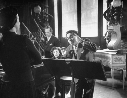 Georges Sebastian R Suzanne Chauvelot Rehearsing Editorial Stock Photo ...