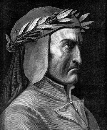 Profile Dante Alighieri 12651321 Italian Poet Editorial Stock Photo ...