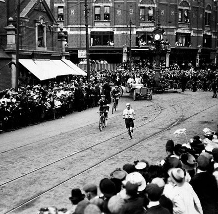Italys Dorando Pietri Action During Marathon Editorial Stock Photo ...