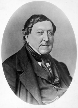 Portrait Gioachino Rossini 17921868 Italian Operatic Editorial Stock ...