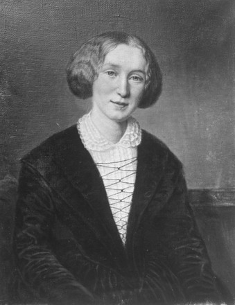Replica Portrait Victorian Novelist George Eliot Editorial Stock Photo ...