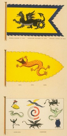 Flags China Cochinchina Topbottom Imperial Standard Editorial Stock ...