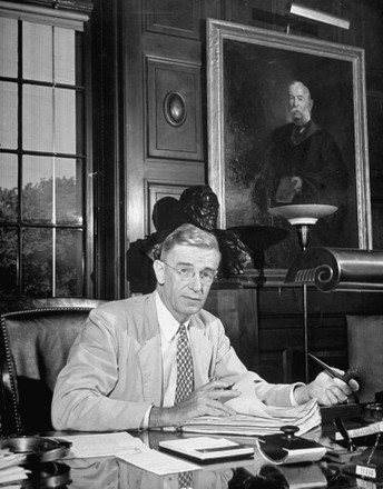 Portrait Dr Vannevar Bush Carnegie Inst Editorial Stock Photo - Stock ...