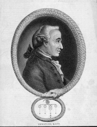 Profile Immanuel Kant 17241804 German Metaphysician Editorial Stock ...
