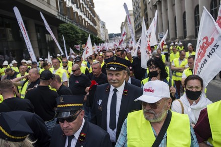 Elderly Protesters Dressed Uniforms Seen During Editorial Stock Photo ...
