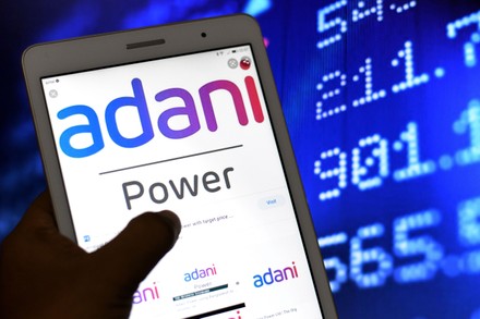 This Photo Illustration Adani Power Company Editorial Stock Photo ...