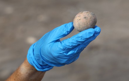 Israeli Archeologist Shows Intact Chickens Egg Editorial Stock Photo ...