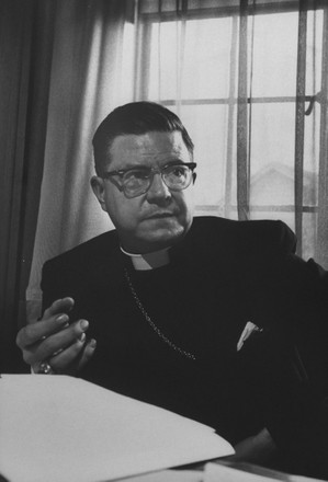 Bishop James Pike Sitting His Office Editorial Stock Photo - Stock ...