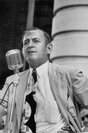 Gov Herman E Talmadge Georgia Speaking Editorial Stock Photo - Stock ...