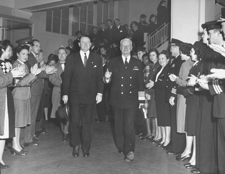 Admiral Chester W Nimitz During Retirement Editorial Stock Photo ...
