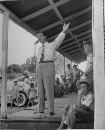 Politician Russell B Long Talking Into Editorial Stock Photo - Stock ...