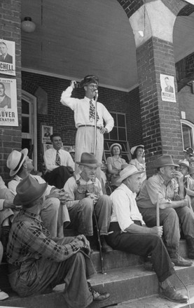 Sen Estes Kefauver Wearing Coonskin Cap Editorial Stock Photo - Stock ...