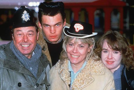Bill Treacher David Scarboro Wendy Richard Editorial Stock Photo ...