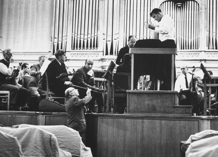 Musician Robert Craft Podium Composer Igor Editorial Stock Photo ...