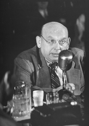 Closeup Composer Hanns Eisler Testifying Unamerican Editorial Stock ...