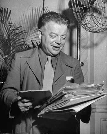 Circa 1946 David Dubinsky Attending Executive Editorial Stock Photo ...