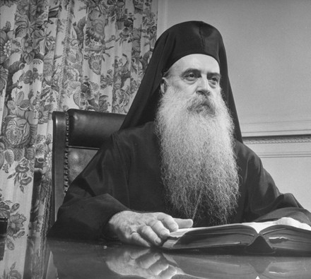 Archbishop Athenagoras Greek Orthodox Church Wearing Editorial Stock ...