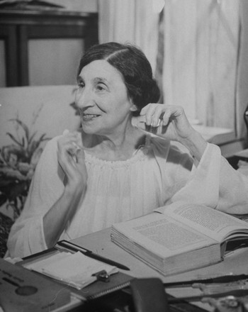 Harpsichordist Wanda Landowska Strolling Yard Her Editorial Stock Photo ...