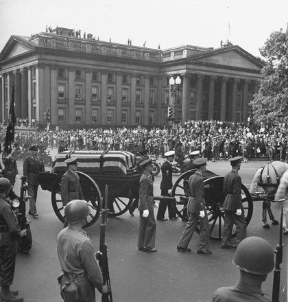 Caisson Carrying Casket Pres Franklin D Editorial Stock Photo - Stock ...