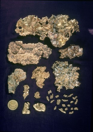 View Grouping Different Kinds Gold Fragments Editorial Stock Photo ...